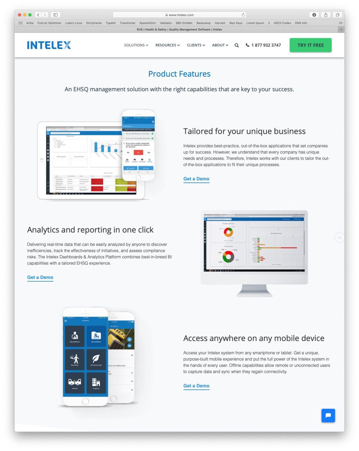 Intelex Homepage and Landing Pages for Drupal Site - Flightdeck Media ...