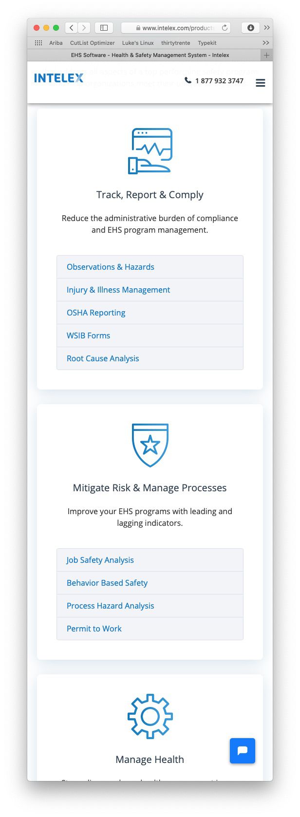 Intelex Homepage and Landing Pages for Drupal Site - Flightdeck Media | Website Development in ...