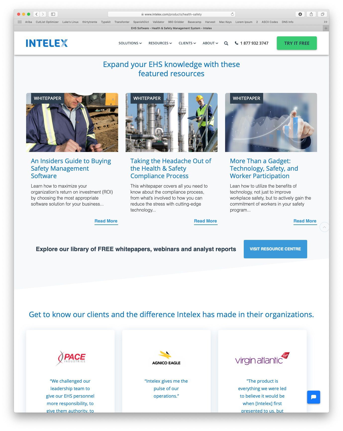 Intelex Homepage and Landing Pages for Drupal Site - Flightdeck Media | Website Development in ...