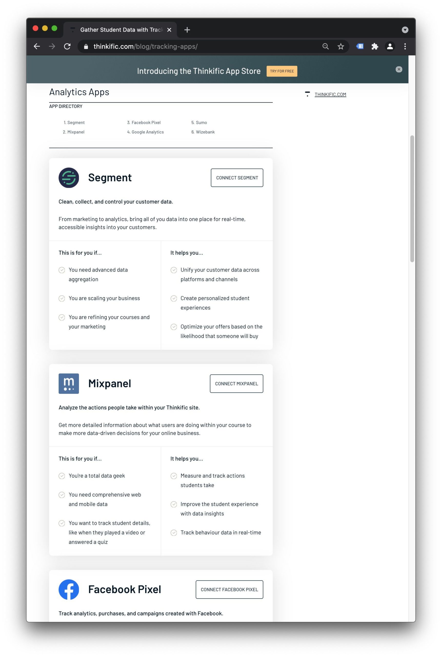 Thinkific: App Store Cards & Directory - Flightdeck Media | Website ...